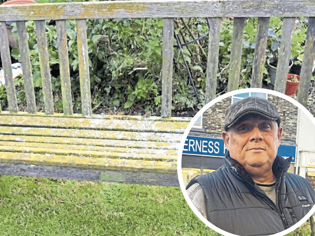 Fundraiser to restore bench made from historic battleship - The ...