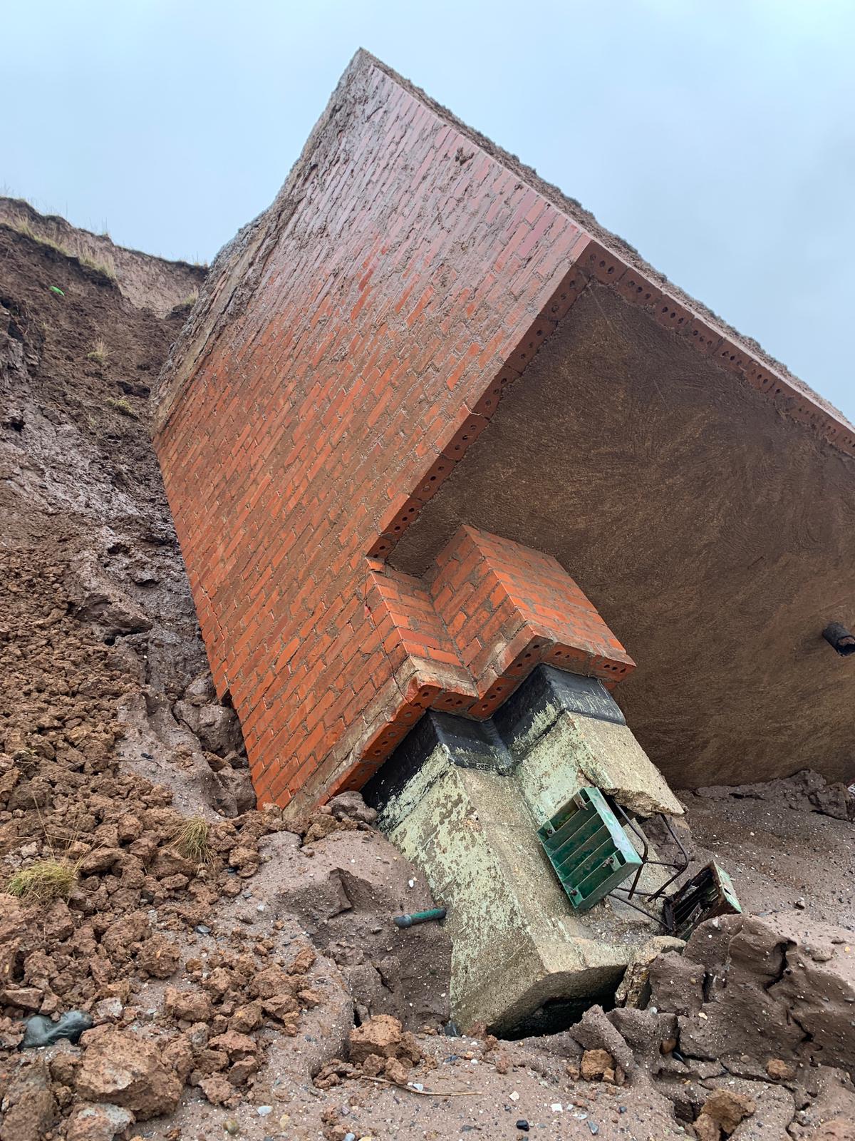 Going, going… gone! Cold War era building near Tunstall finally falls ...